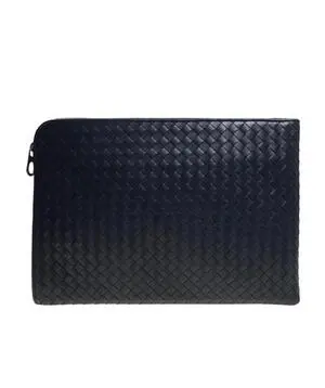 Bottega Veneta Woven Clutch - Black
