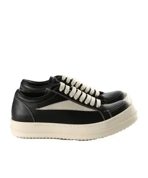 Rick Owens Round Toe Lace-up Sneakers