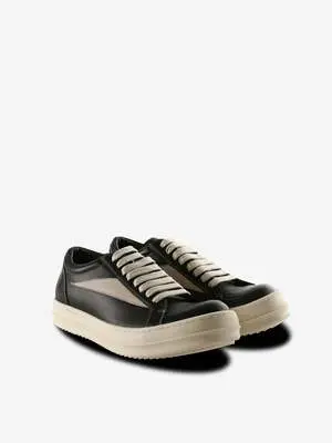 Rick Owens Round Toe Lace-up Sneakers