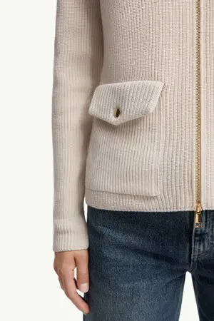 Moncler Padded Back Zipped Cardigan