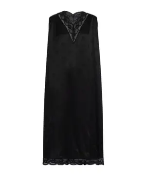 Balenciaga Sleeveless Lace Trimmed Dress