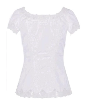 Ermanno Scervino Off-the-shoulder Lace Trim Blouse - No
