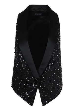 Emporio Armani Embellished Sleeveless Gilet