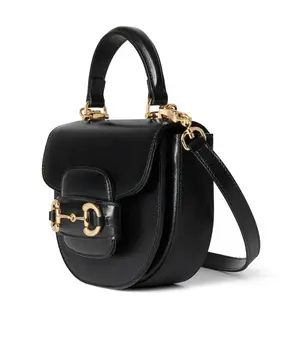 Gucci Horsebit 1955 Mini Top Handle Bag - Black