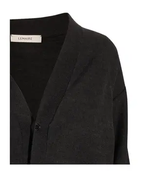 LEMAIRE V-neck Long Sleeve Cardigan