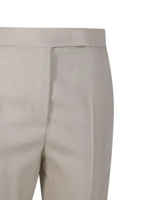 Max Mara Straight-leg Wool, Mohair, And Silk Trousers