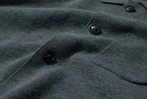 ANDERSEN-ANDERSEN Lapel Long-sleeved Sweater