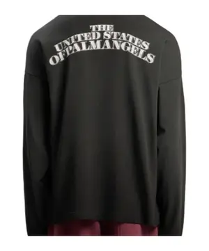 Palm Angels Dollar-graphic Long-sleeve T-shirt