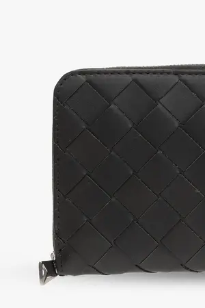 Bottega Veneta Logo Wallet - Black