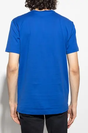 Dolce & Gabbana Dolce Gabbana Branded-tag Crewneck T-shirt - Blue