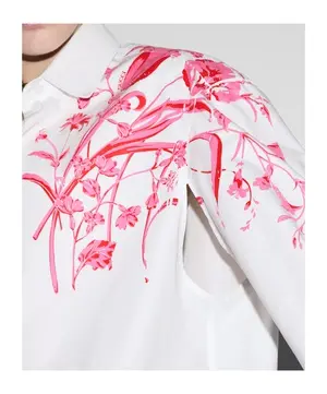 Gucci Floral Print Poplin Shirt