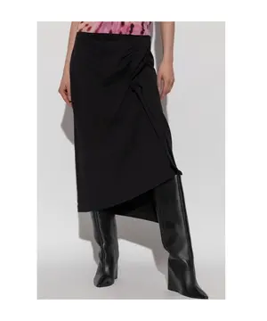 Dries Van Noten Asymmetrical Draped Skirt