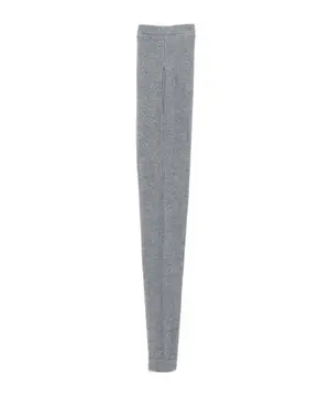 Saint Laurent High Waist Ribbed Leggings