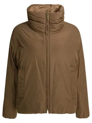 Max Mara Zip-up High Neck Reversible Jacket