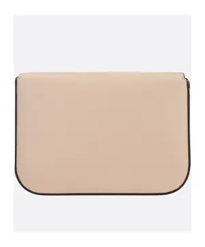 Prada Emblème Flip Shoulder Bag - Nude