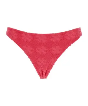 Tory Burch Low-rise Terry Cloth Bikini Bottoms - Pink