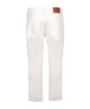 Brunello Cucinelli Straight Leg Pants - White