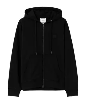 WOOYOUNGMI Logo Detail Zip Up Hoodie