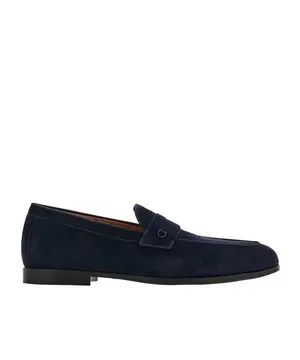 FERRAGAMO Penny Loafer - Navy Blue