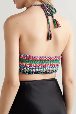 Etro Crocheted Neck Vest