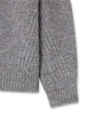 WOOYOUNGMI Mélange-effect Knitted Sweater