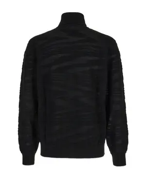 Missoni Graphic Printed Roll-neck Knitted Jumper