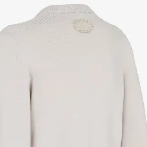Fendi Long Sleeved Crewneck Cardigan With Pocket