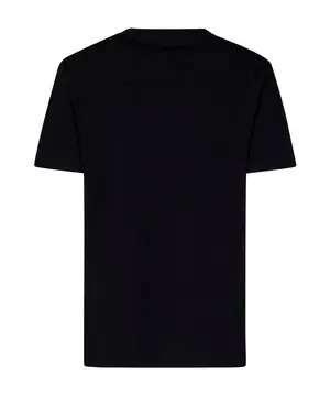 Moschino Heart Motif Printed Crewneck T-shirt - Black