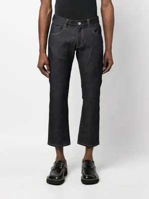 Junya Watanabe Graphic Print Denim Trousers