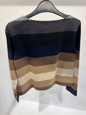 Max Mara Striped Long-sleeved Sweater
