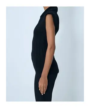 KIKO KOSTADINOV Sleeveless Knitted Polo Vest
