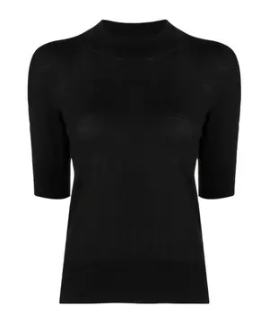 JIL SANDER Jil Sander Mock Neck Knitted Top