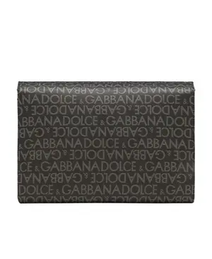 Dolce & Gabbana All-over Jacquard Crossbody Bag - Black