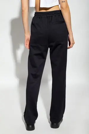 Dsquared2 Logo Detailed Wide Leg Track Pants