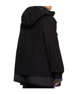 Sacai Zip-up Hooded Coat