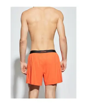 Dsquared2 Logo Waistband Boxer Shorts - Orange