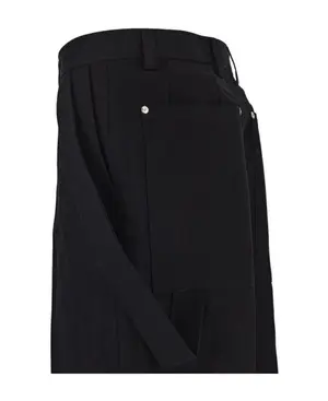 Burberry Straight Leg Trousers With Strap Detail