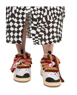 LANVIN Curb Lace-up Sneakers - Multicolor