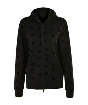Emporio Armani Hooded Full-zip Sweater