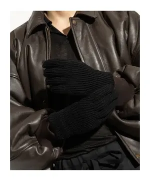 Giorgio Armani Cashmere Knitted Gloves