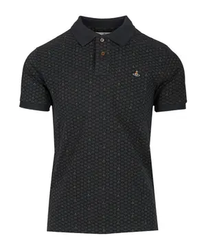 VIVIENNE WESTWOOD Logo Embroidered Polo Shirt