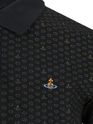 VIVIENNE WESTWOOD Logo Embroidered Polo Shirt