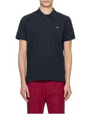 VIVIENNE WESTWOOD Logo Embroidered Polo Shirt