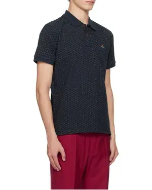 VIVIENNE WESTWOOD Logo Embroidered Polo Shirt