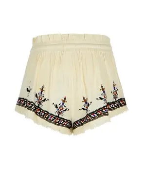 Isabel Marant Étoile Drawstring Embroidered Shorts