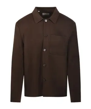 Officine Générale Hamilton Wool Shirt - Black