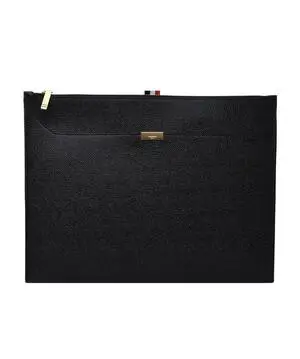 Thom Browne Logo Plaque Document Holder - Black