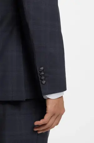 Hugo Boss Two-piece Regular Fit Suit - Dark Blue