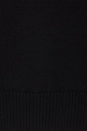 Dolce & Gabbana Embellished V-neck Knitted Pullover - Black