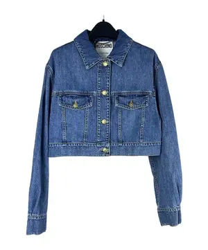 Moschino Long-sleeved Denim Coat